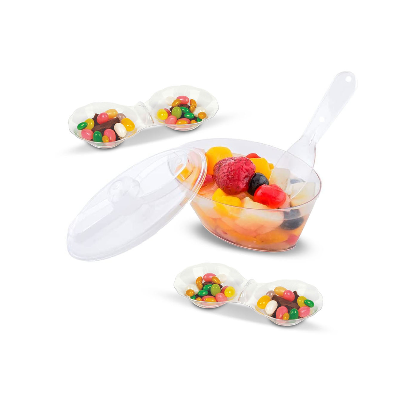 Fancy Mini Plastic Plates – Elegant Mini Partyware Collection