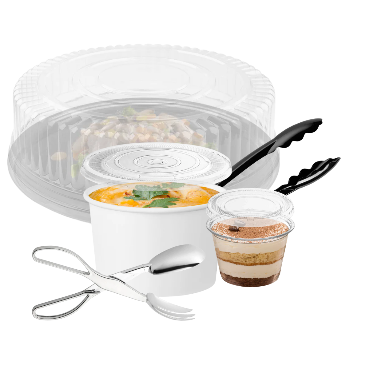 Fancy Plastic Catering Plates & Dinnerware | Smarty Had A Party