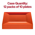 Plastic Plates - Burnt Orange Dinner Plates | Smarty Had A Party