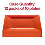 Plastic Plates - Burnt Orange Dinner Plates | Smarty Had A Party