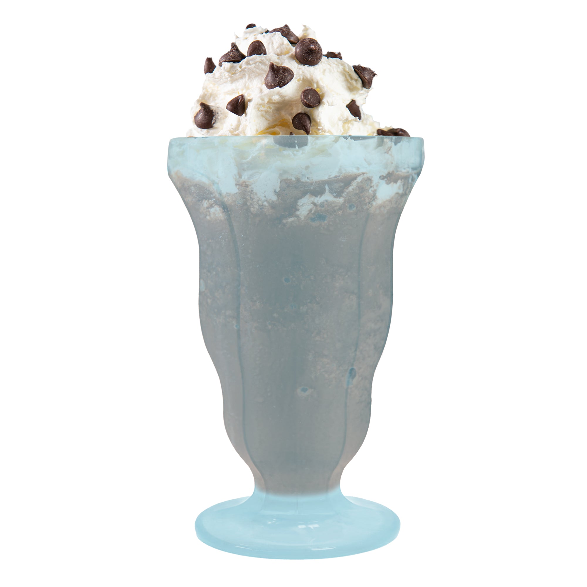 Plastic Cups - Transparent Blue Milkshake Cups | Smarty Had A Party