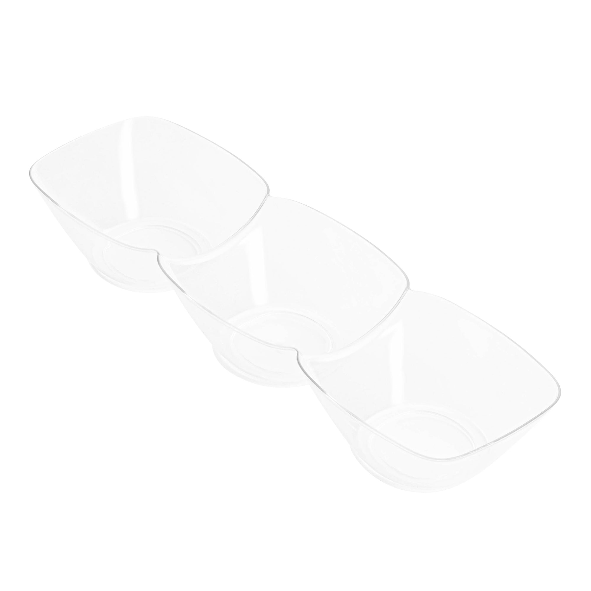 Plastic Bowls - Clear Rectangular Mini Bowls | Smarty Had A Party ...