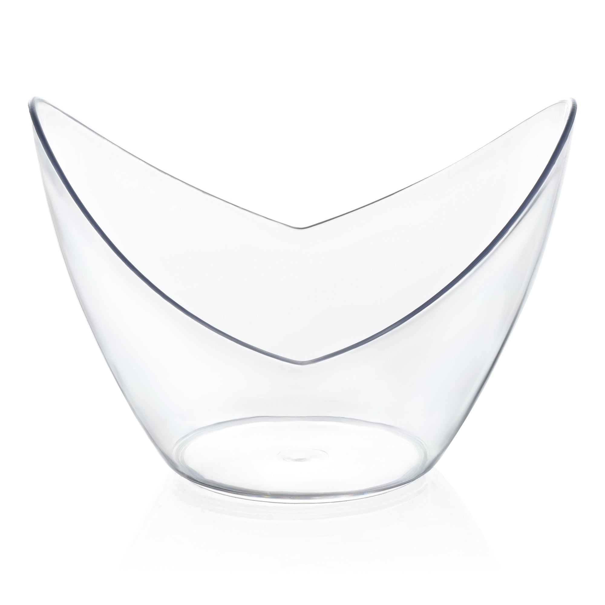 Plastic Cups - Clear Disposable Concave Cup | Smarty Had A Party