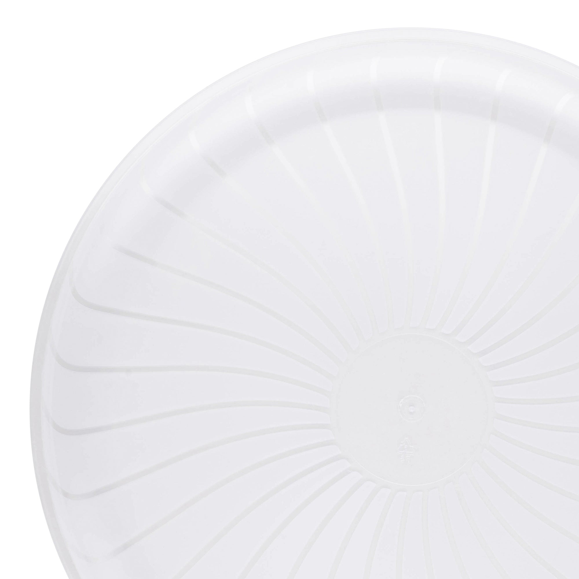 Plastic Trays - Pavilion Round Serving Tray | Smarty Had A Party