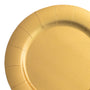 Paper Plates - Gold Paper Charger Plates | Smarty Had A Party