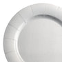 Paper Plates - Silver Paper Charger Plates | Smarty Had A Party