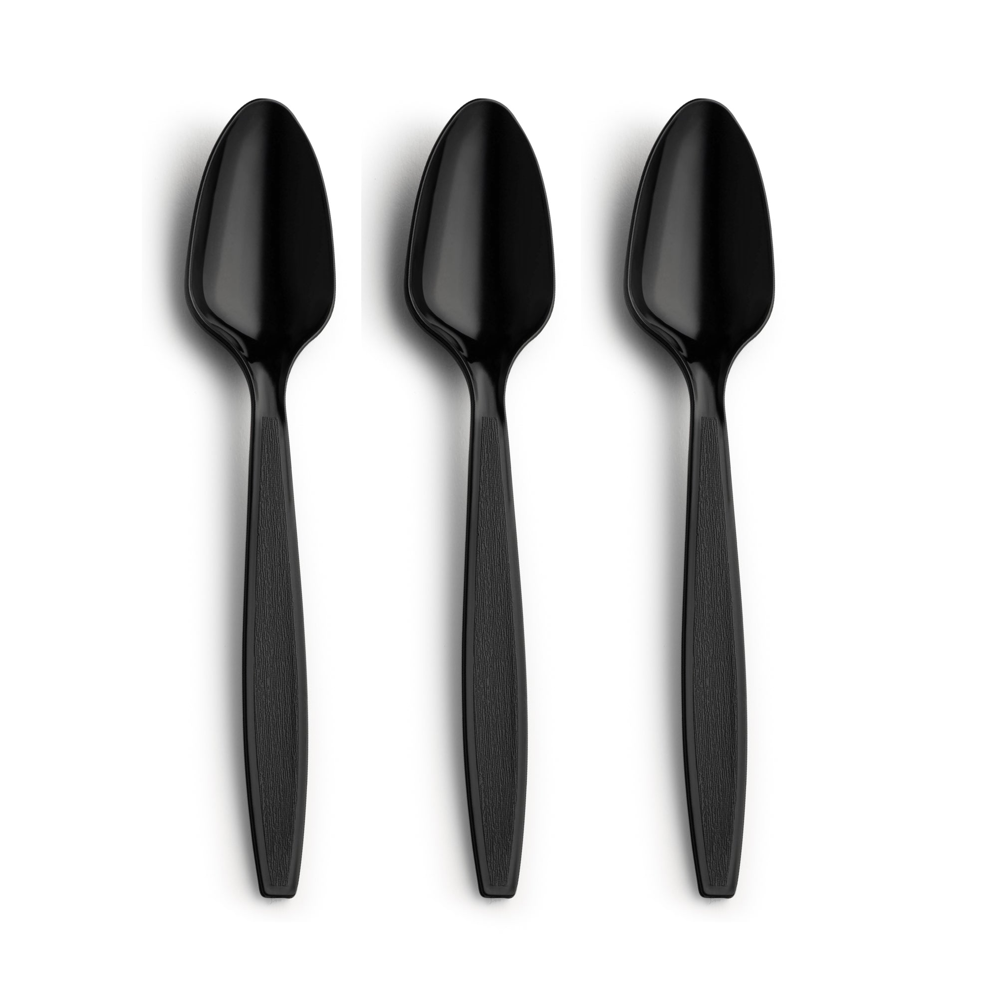 Plastic Spoons - Black Disposable Spoons | Smarty Had A Party