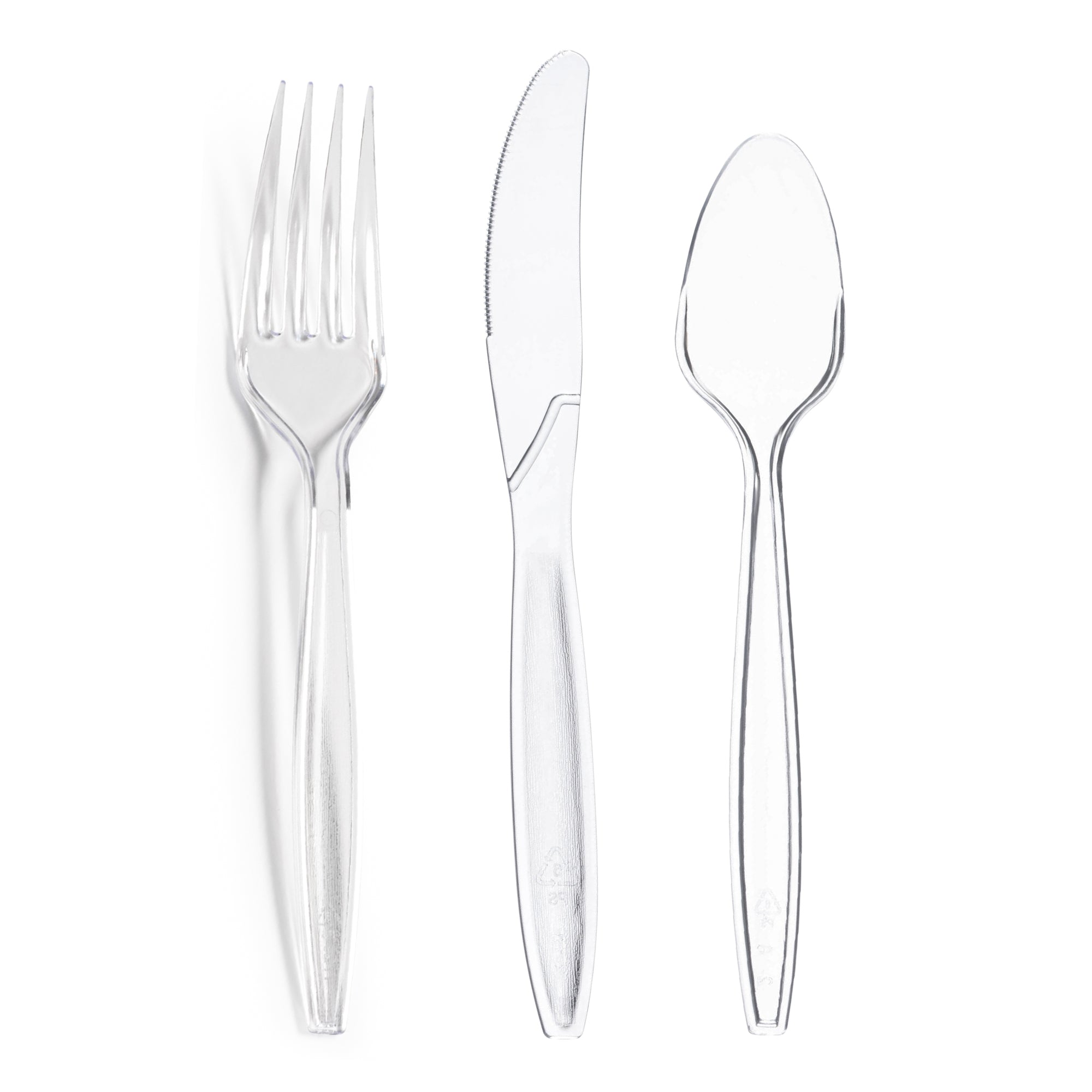 Plastic Cutlery Sets - Clear Flatware Sets | Smarty Had A Party