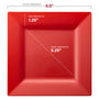 Plastic Plates - Red Square Cake Plates | Smarty Had A Party
