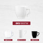 Plastic Cups - White Square Coffee Tea Cups | Smarty Had A Party
