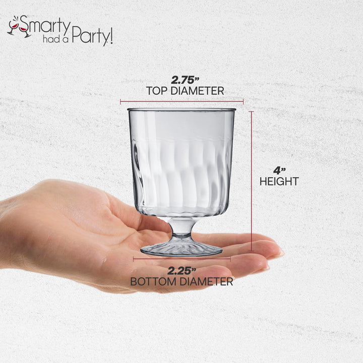 Fancy Disposable Wine Glasses | Elegant & Durable Plastic Wine Cups