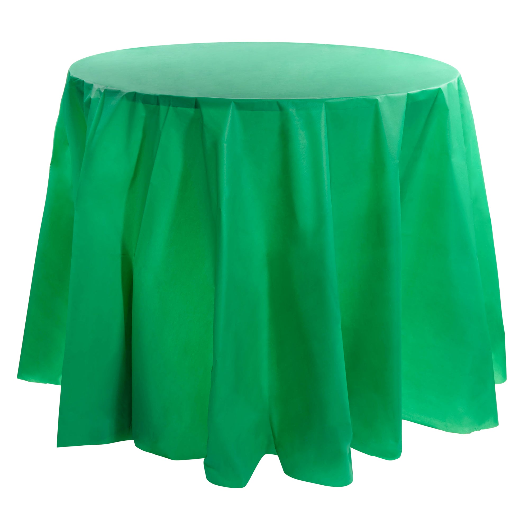 Plastic Tablecloths - Green Round Tablecovers | Smarty Had A Party
