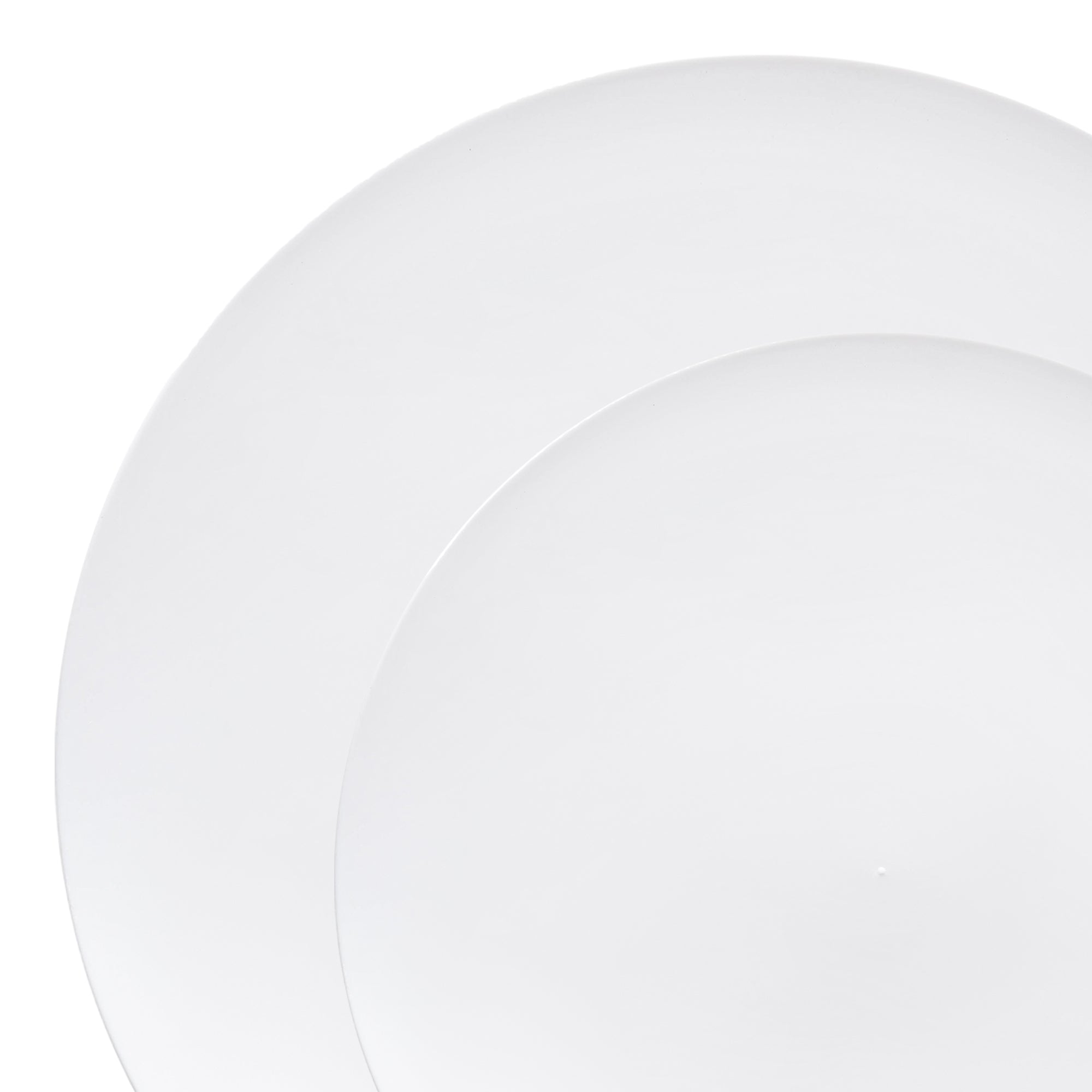 Plastic Plate - Solid White Organic Value Set | Smarty Had A Party