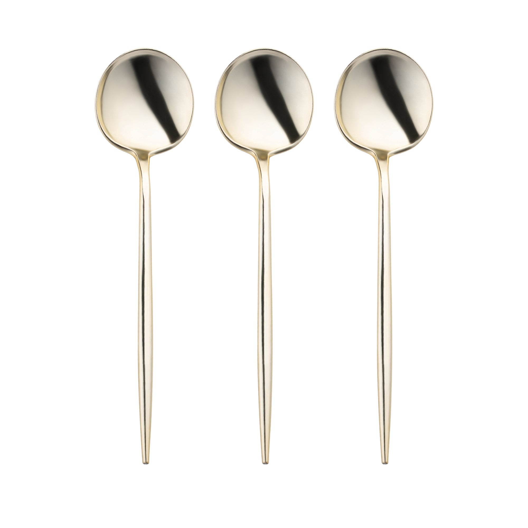 Plastic Spoons - Gold Moderno Dinner Spoons | Smarty Had A Party