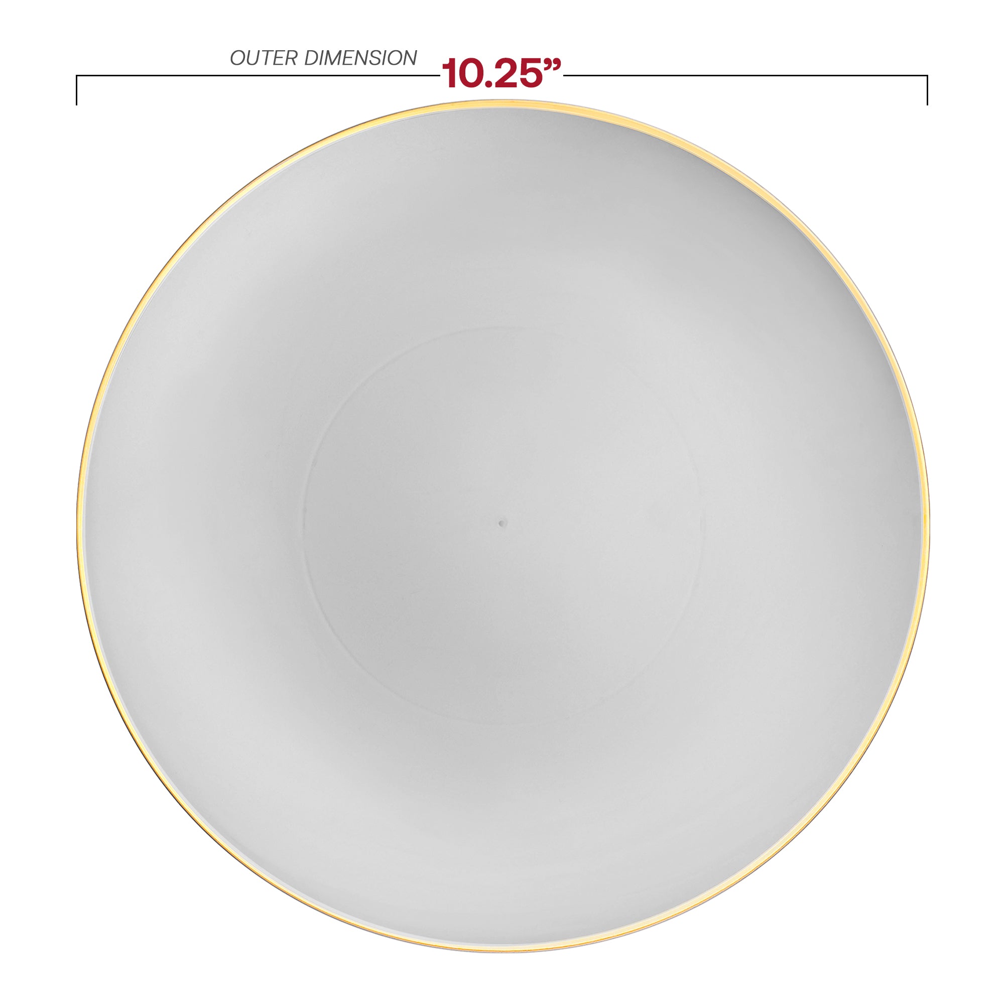 Plastic Plates - Gray Gold Organic Value Sets | Smarty Had A Party