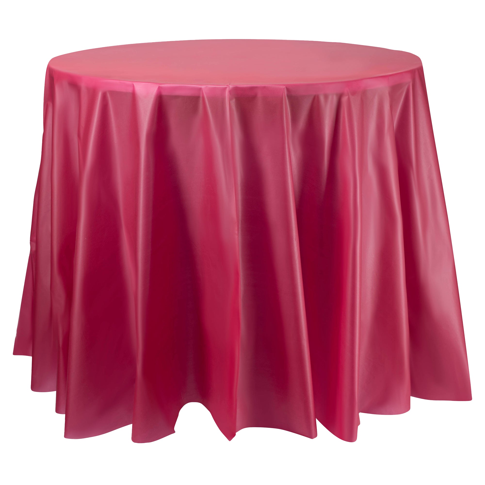 Plastic Tablecloths - Burgundy Round Tablecovers | Smarty Had A Party