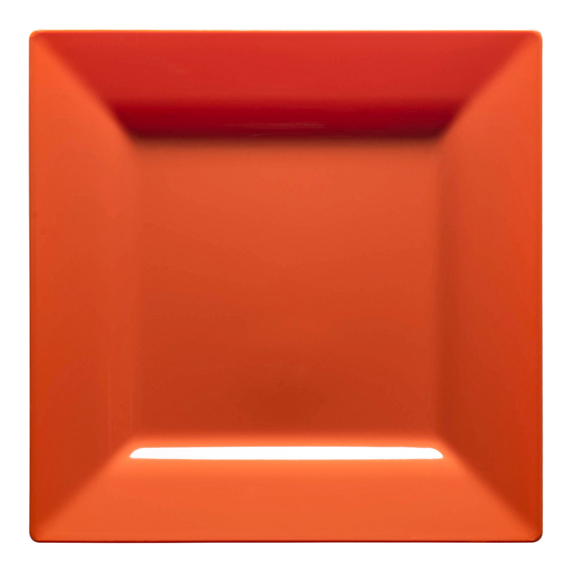 Plastic Plates - Burnt Orange Dinner Plates | Smarty Had A Party