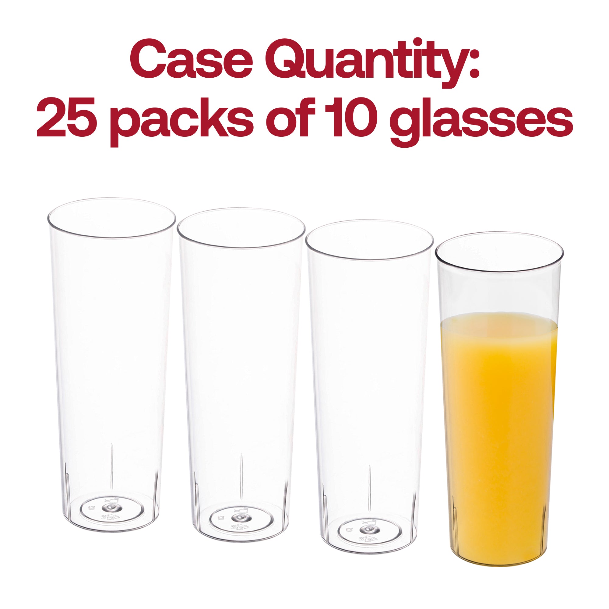 Plastic Cups - Clear Round Disposable Cups | Smarty Had A Party