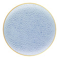 Clear Blue Gold Salad Plates | Stylish & Disposable