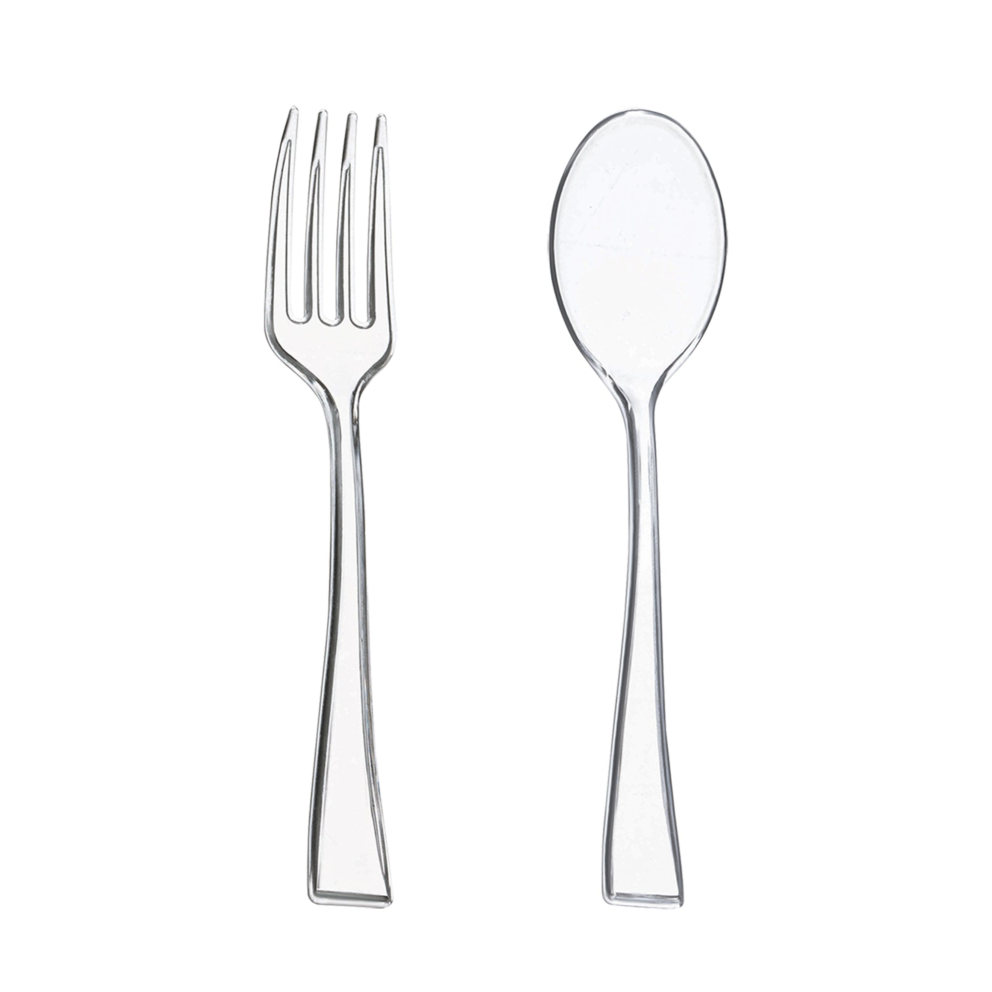 Plastic Mini Cutlery - Clear Dessert Flatware | Smarty Had A Party