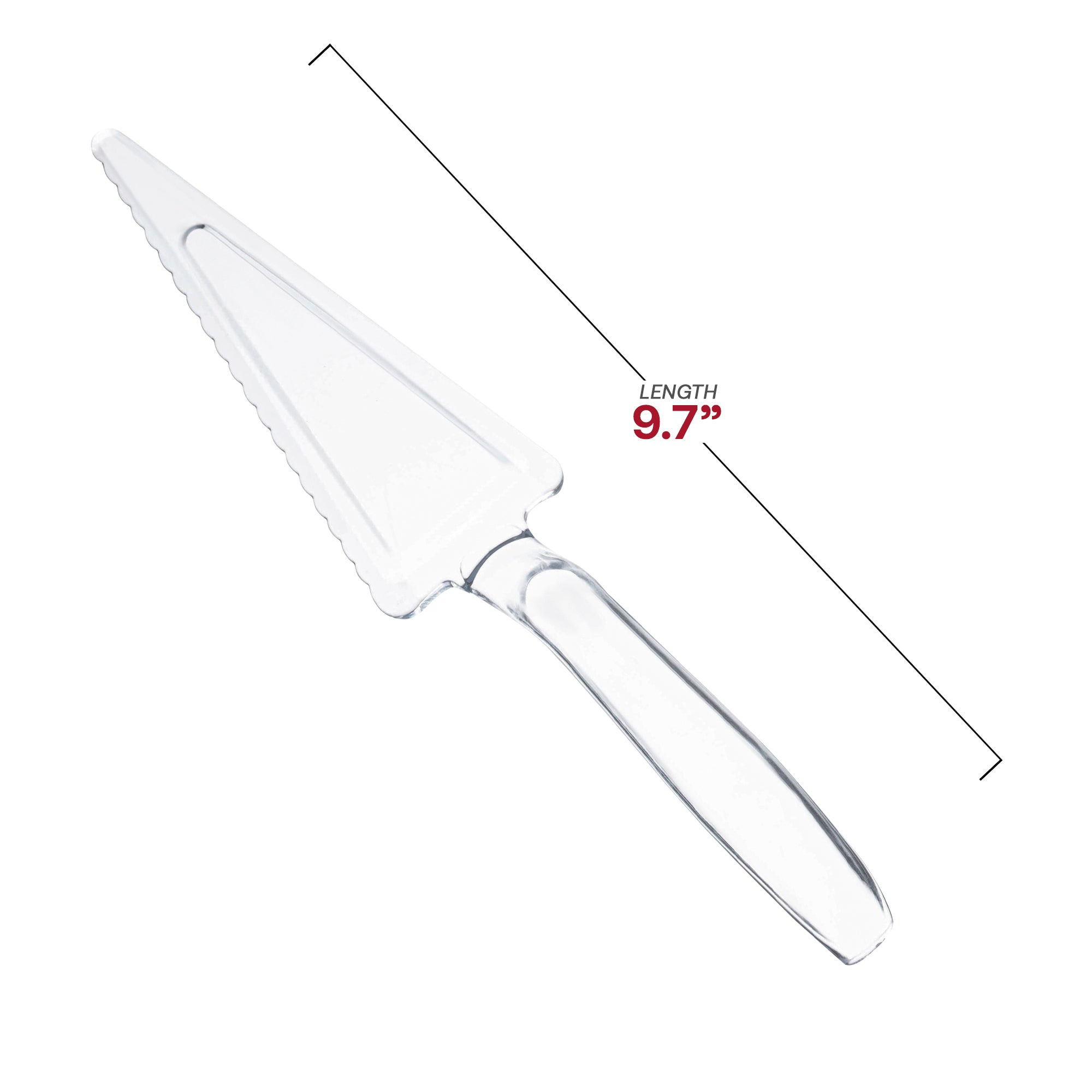 Plastic Cake Cutters - Clear Cake Lifters | Smarty Had A Party