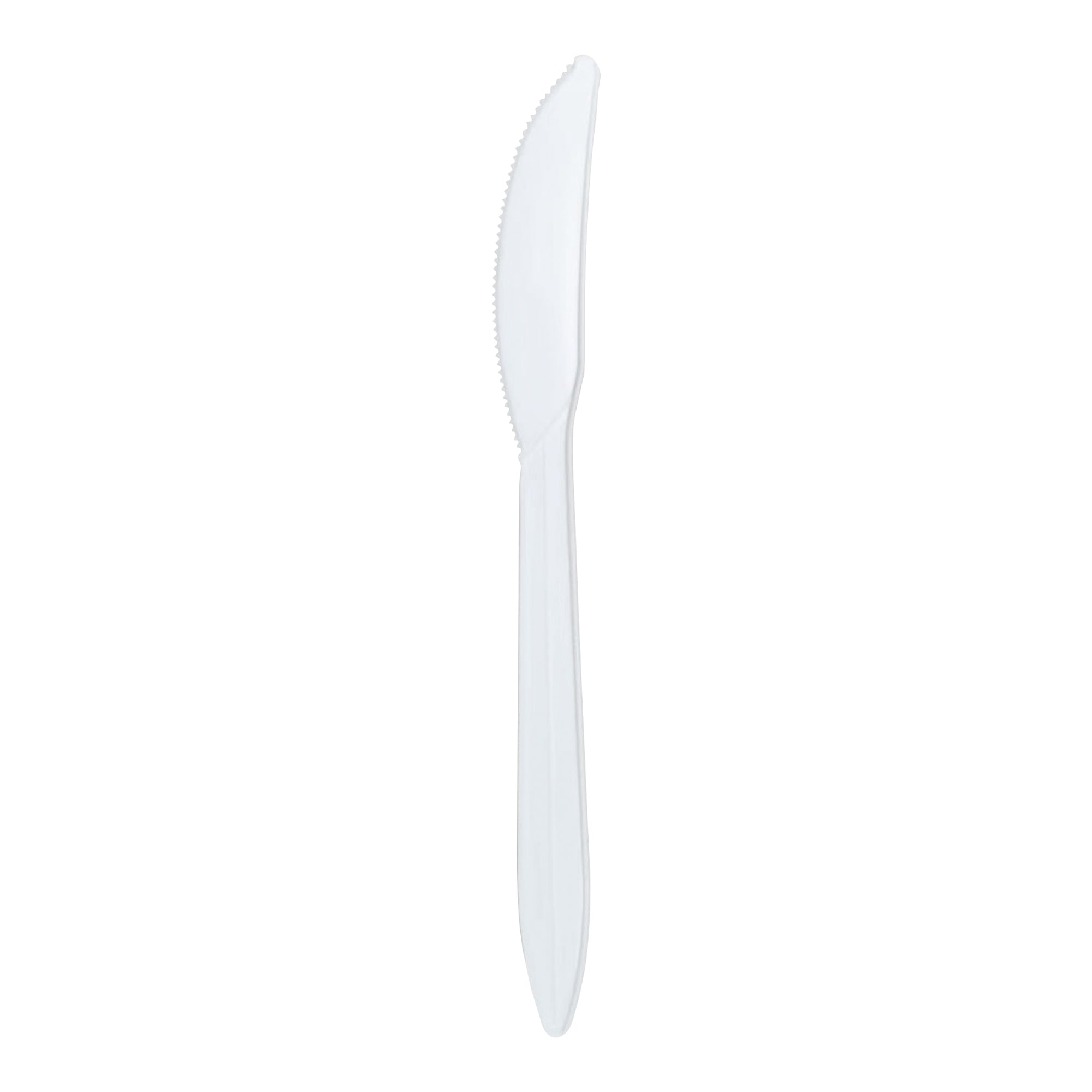 Plastic Knife - Medium White Plastic Knives | Smarty Had A Party