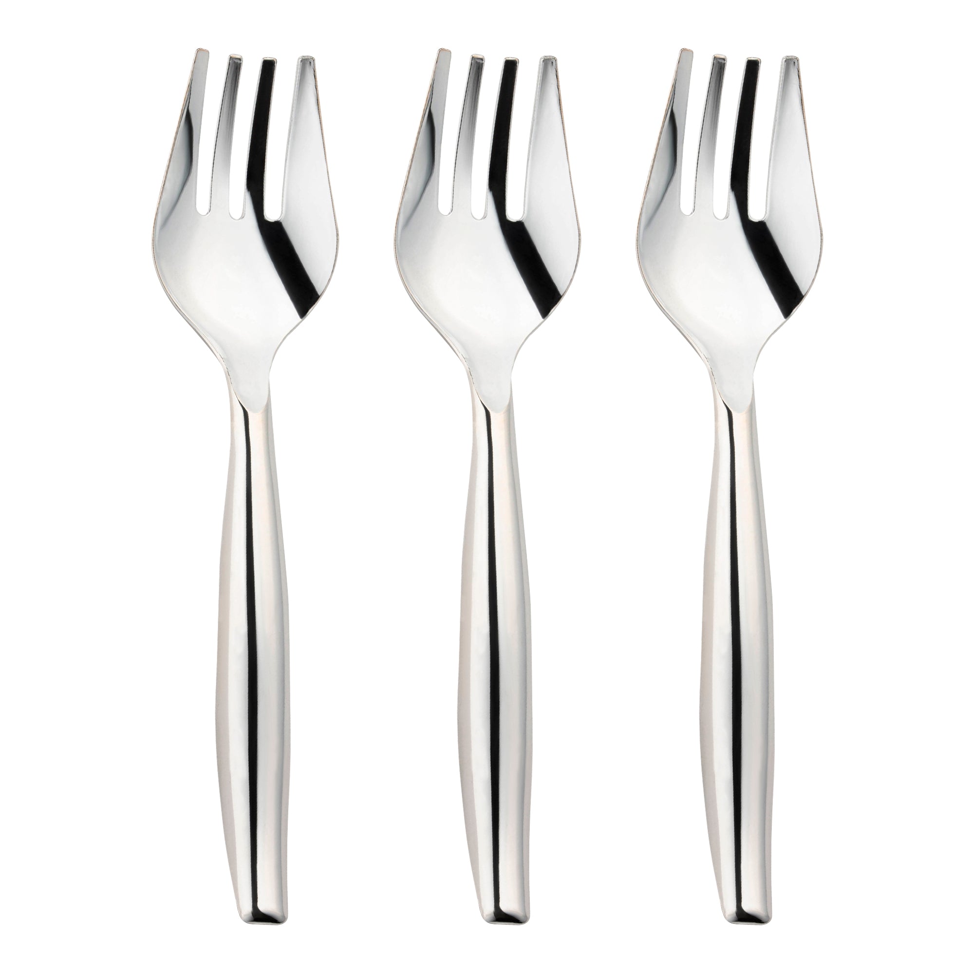 Plastic Fork - Silver Disposable Serving Fork | Smarty Had A Party