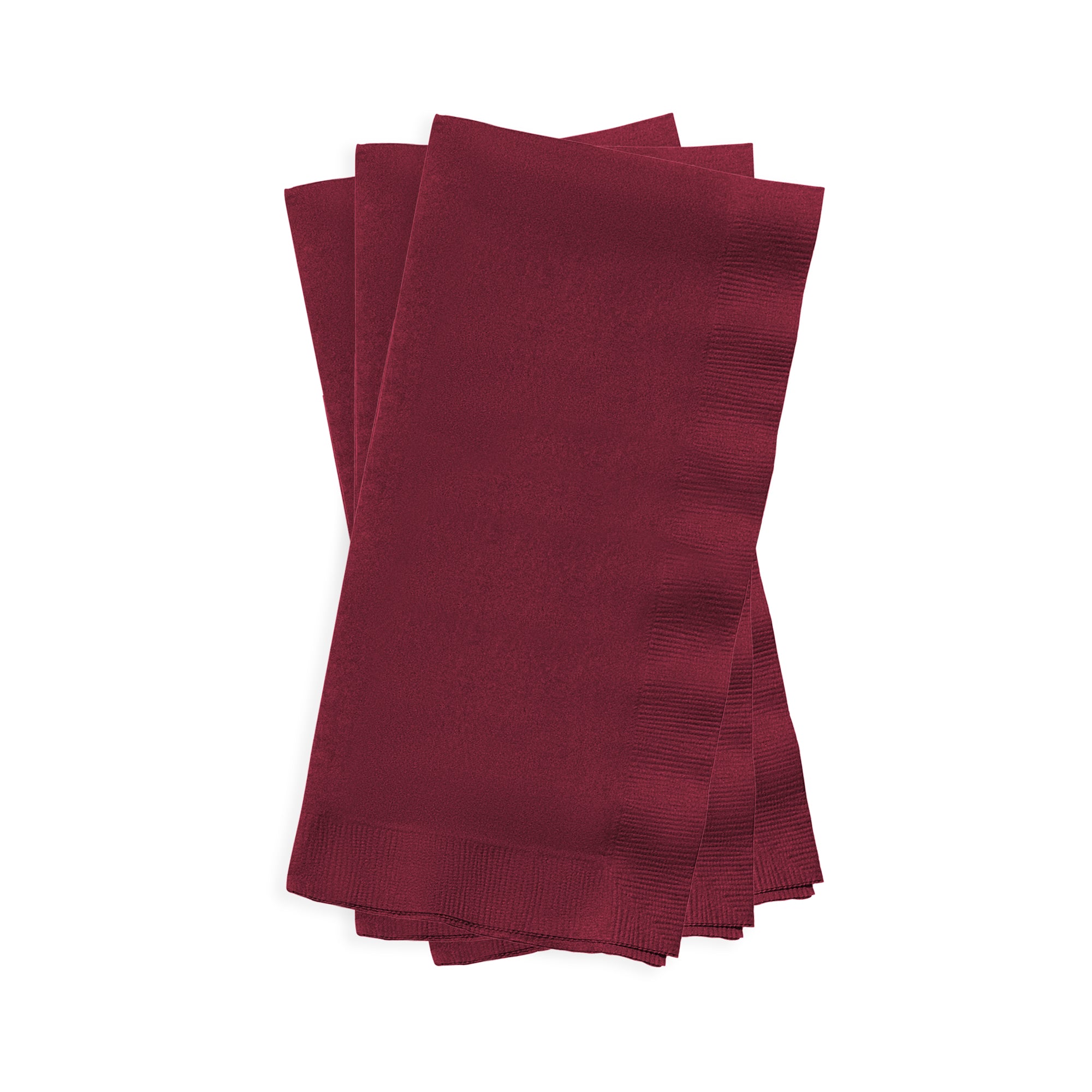 Paper Napkins - Burgundy Red Dinner Napkins | Smarty Had A Party