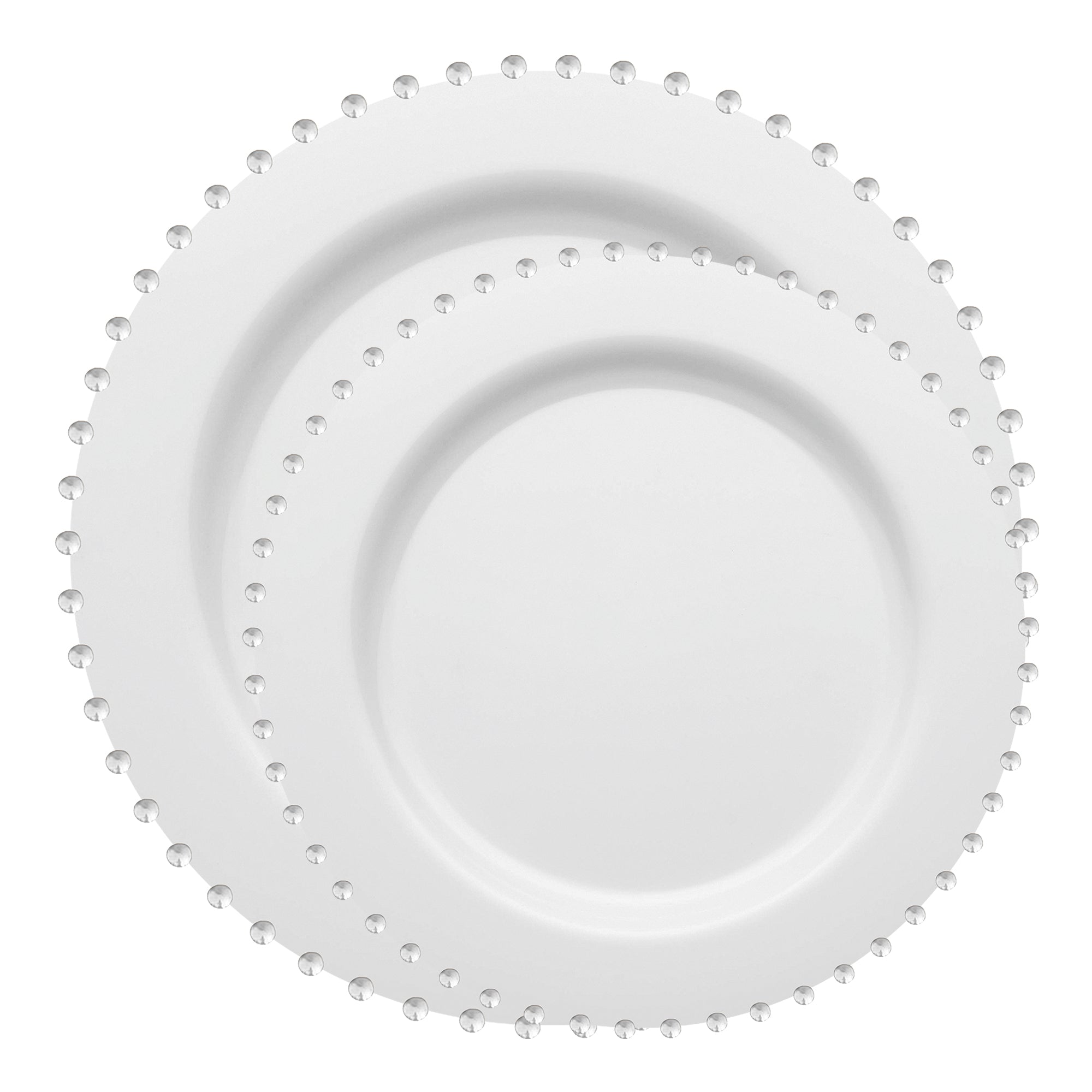 White Silver Pearl Dinnerware Set | Elegant Value Pack