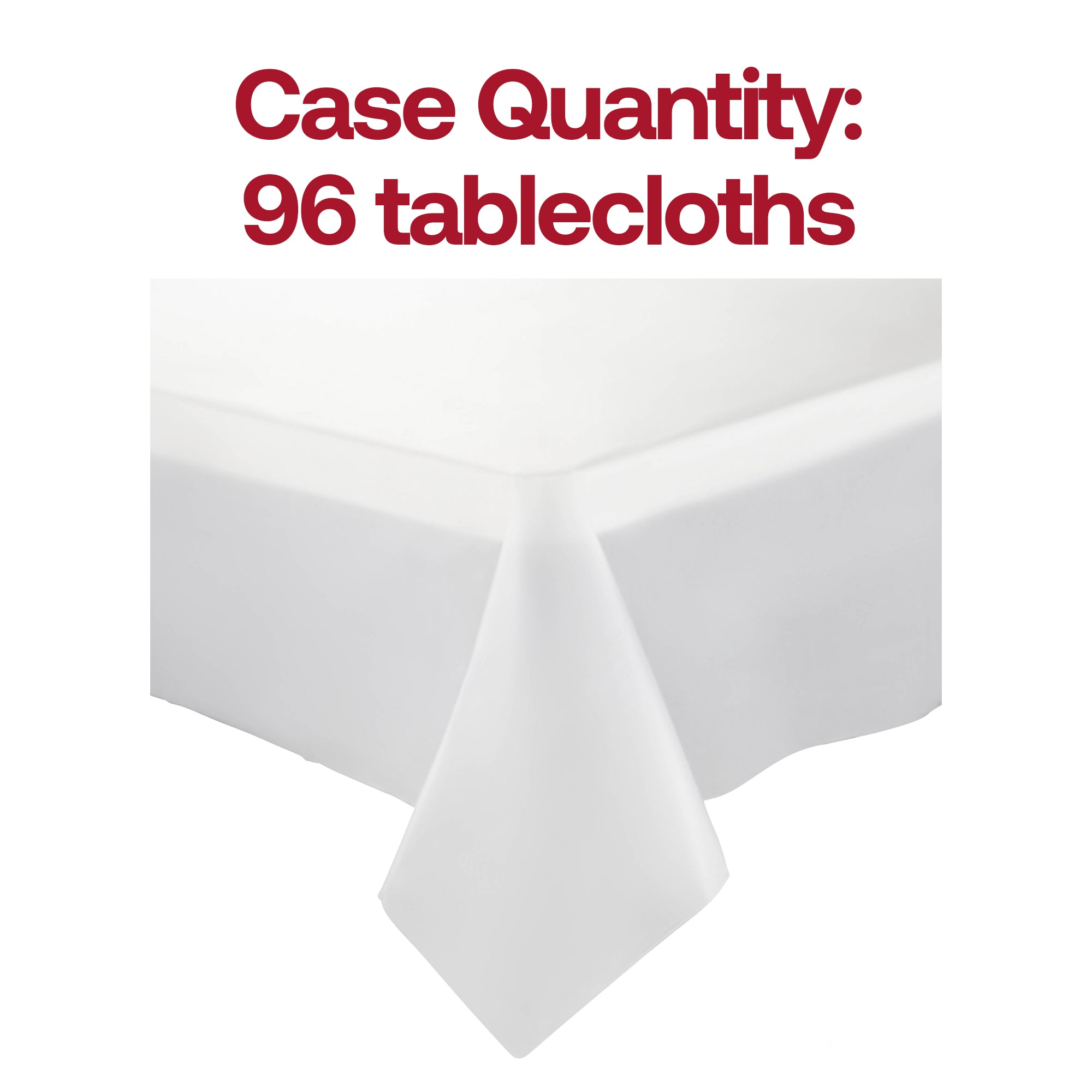 Disposable Tablecloth - White Plastic Tablecloths | Smarty Had A Party