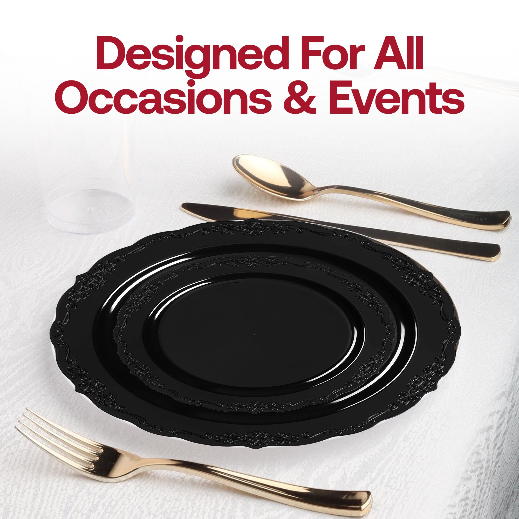 Plastic Plates - Vintage Dinnerware Value Set | Smarty Had A Party