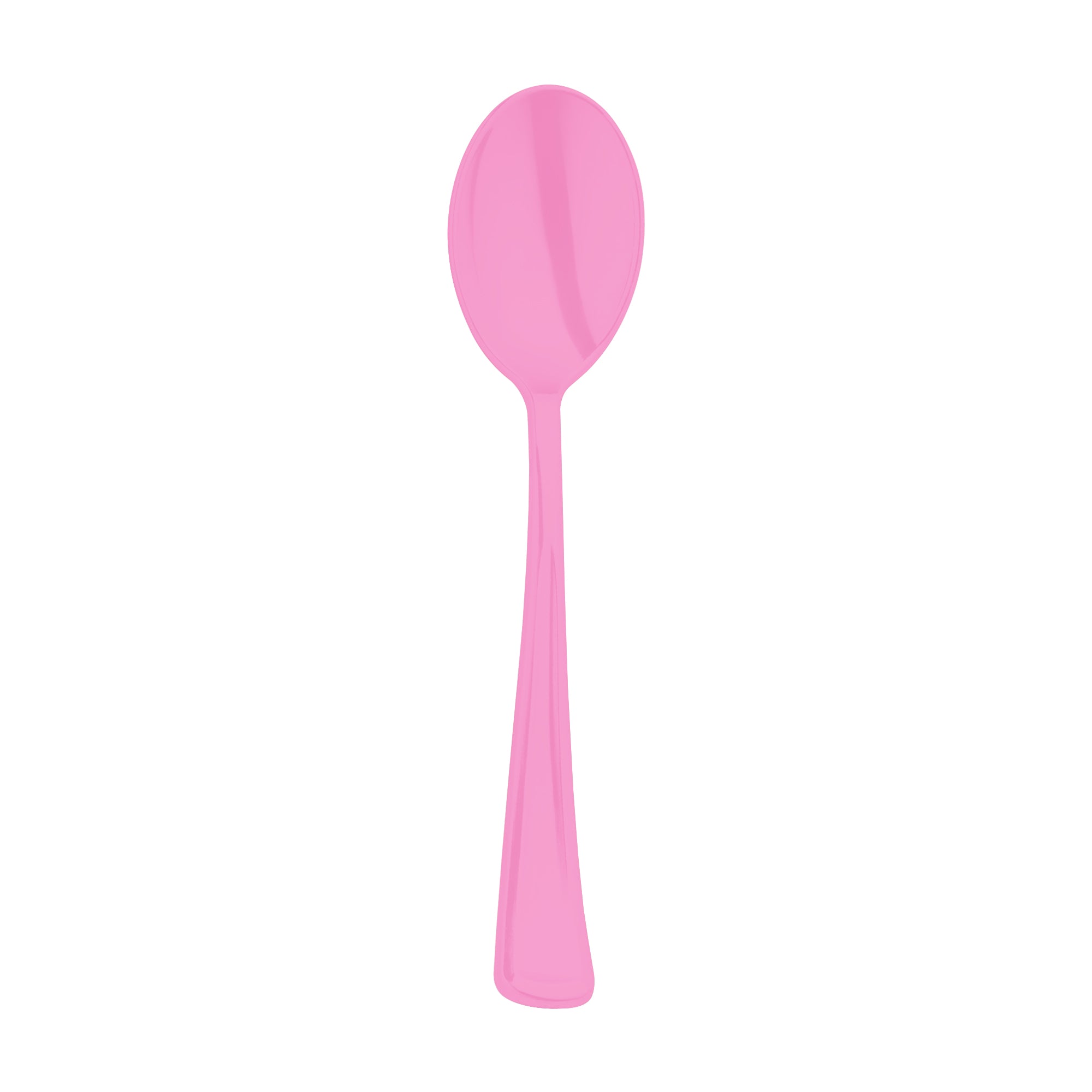 Plastic Spoon - Pink Plastic Party Spoons | Smarty Had A Party