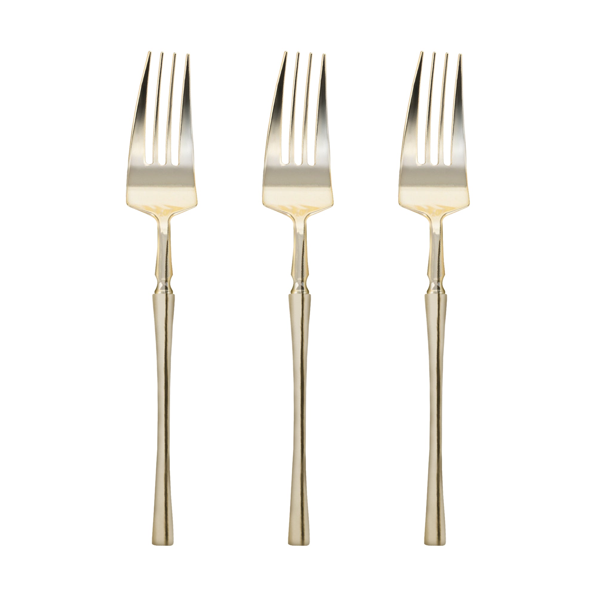 Plastic Forks - Gold Moderno Dinner Forks | Smarty Had A Party