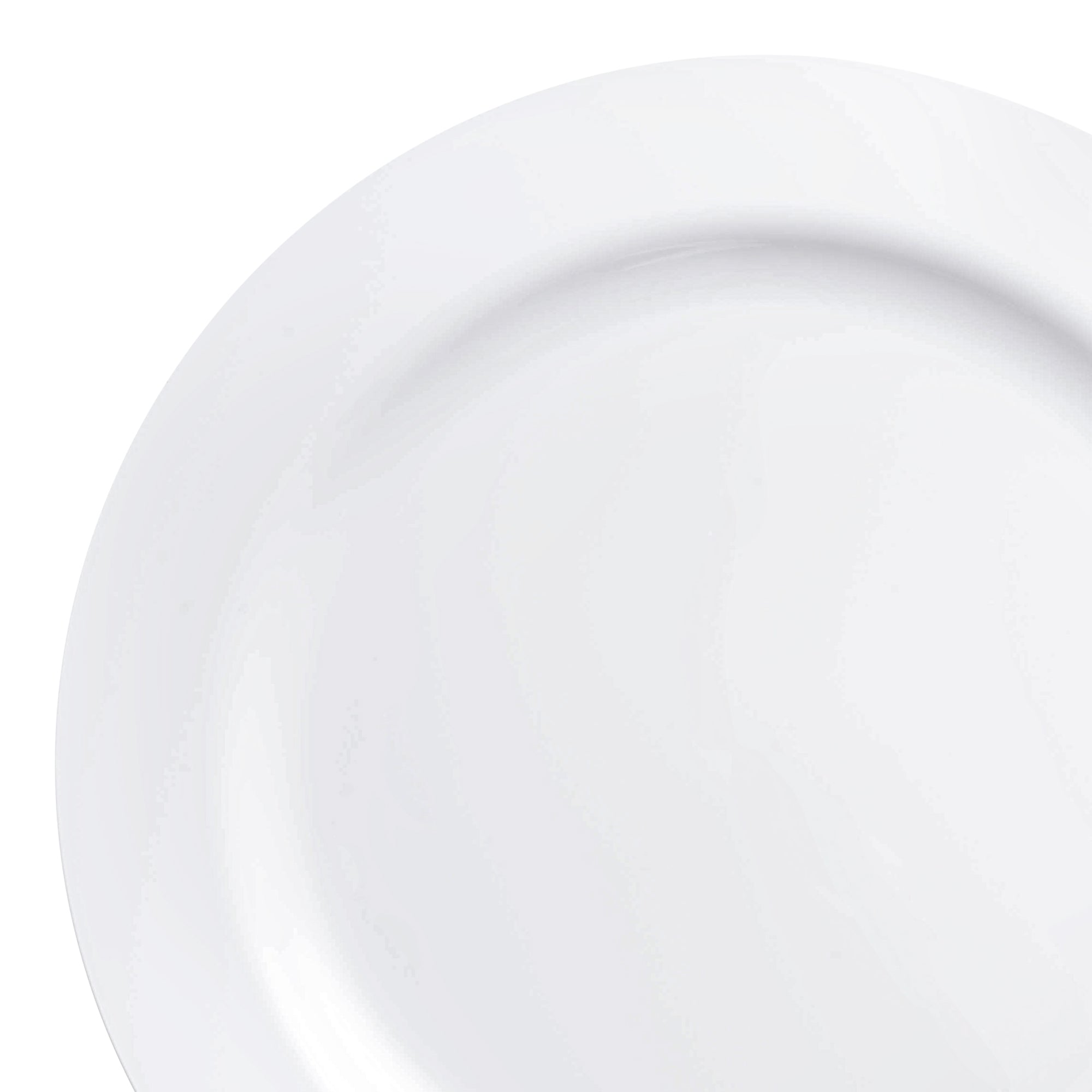 Plastic Plates - White Economy Buffet Plates | Smarty Had A Party