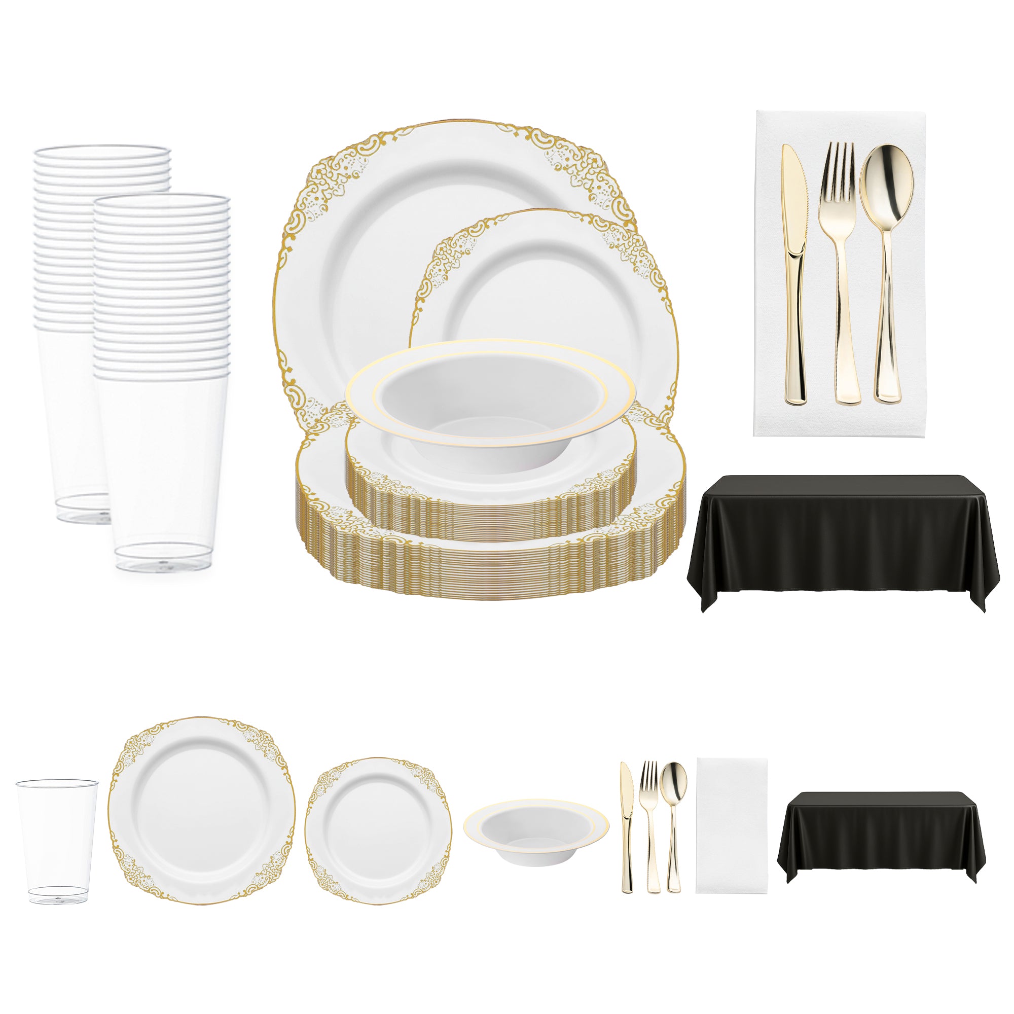 Elegant Spring Disposable Dinnerware Set | Smarty Had A Party