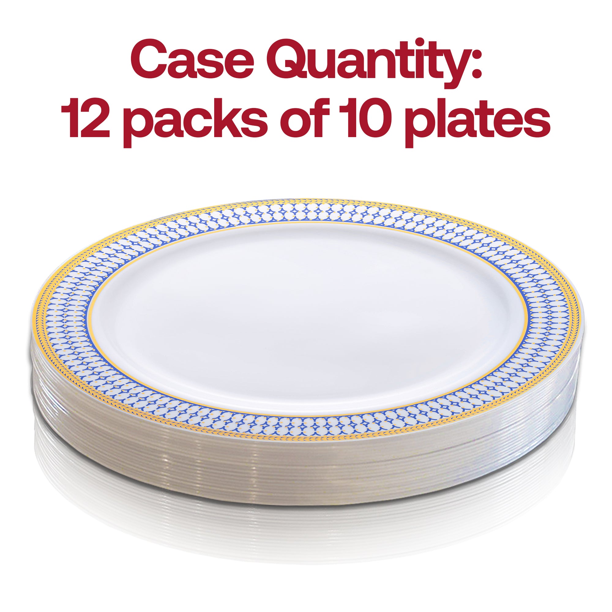 Plastic Plates - Blue Chords Dinner Plates | Smarty Had A Party