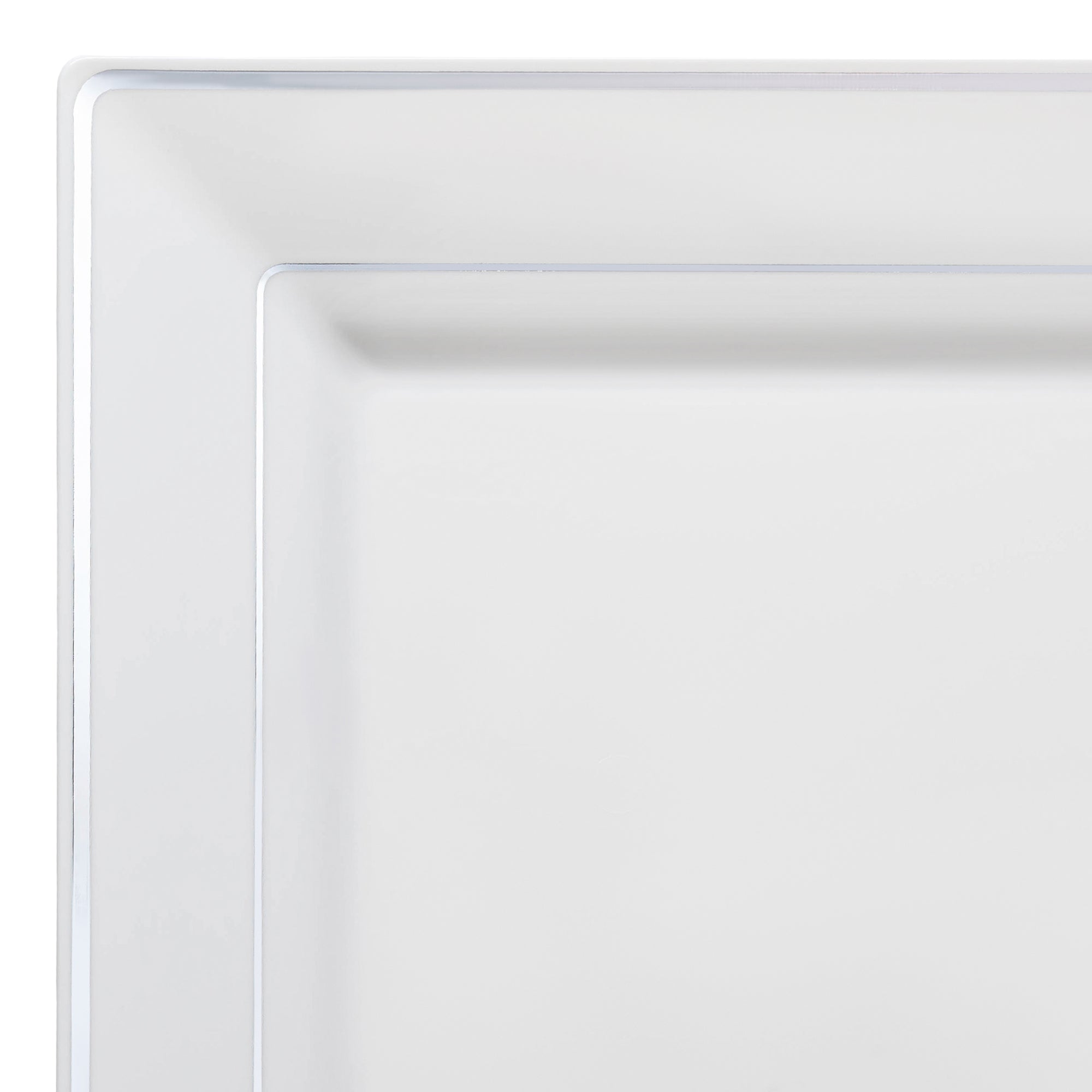 Plastic Plates - Silver Square Dinner Plate | Smarty Had A Party