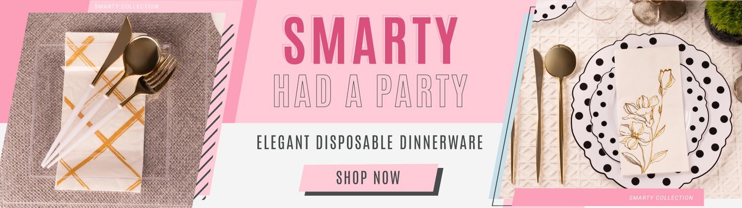 Disposable Party Tableware Supplies | Smarty Had a Party