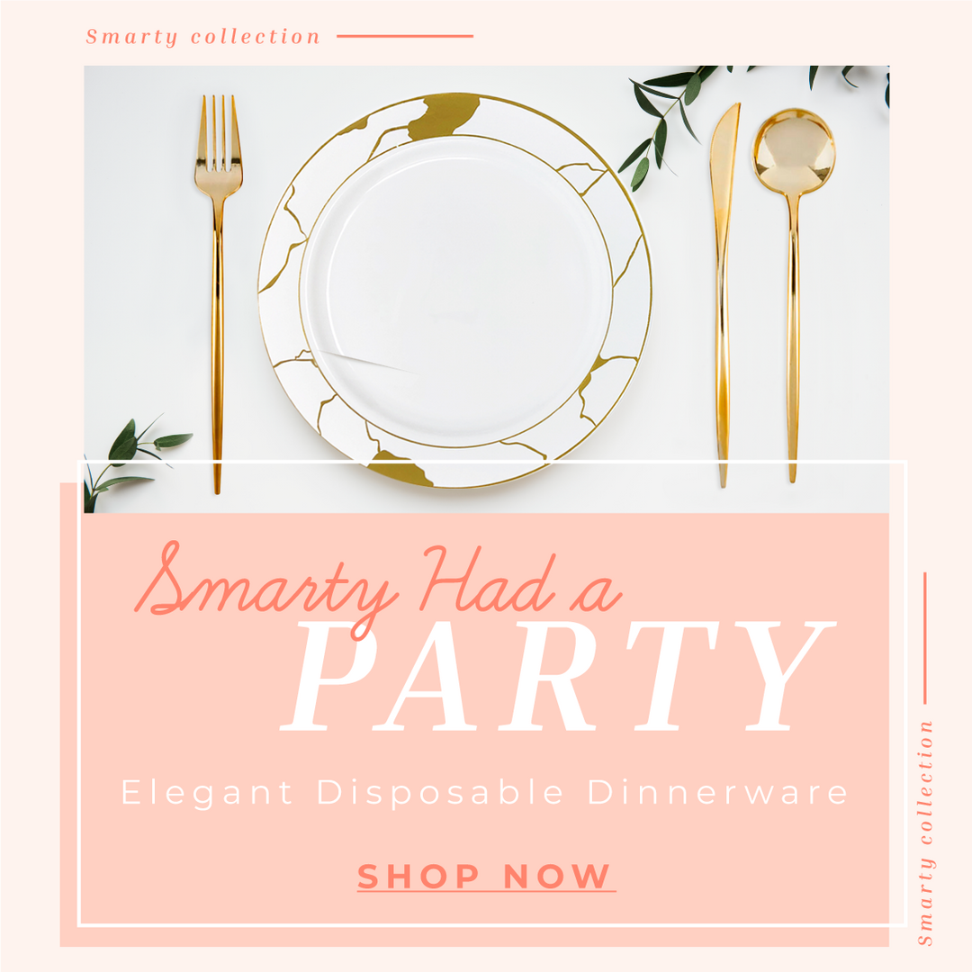 Disposable Party Tableware Supplies | Smarty Had a Party