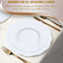 Plastic Plates - Solid White Blossom Value Set | Smarty Had A Party