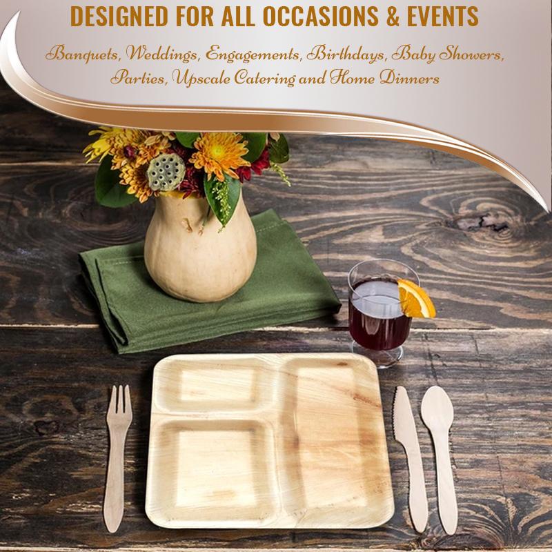 Eco Friendly Plate - Compostable Dinner Plate | Smarty Had A Party